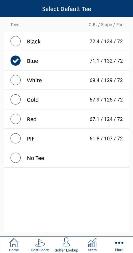 My Courses - GHIN App & ghin.com